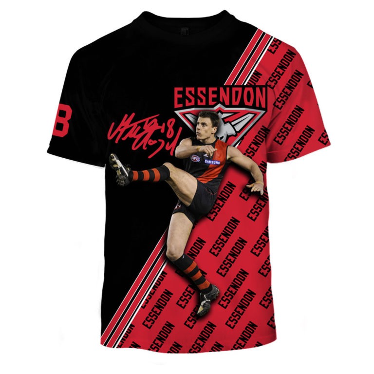 Personalise AFL Essendon Football Club 2022 Home Guernsey Stainless ...