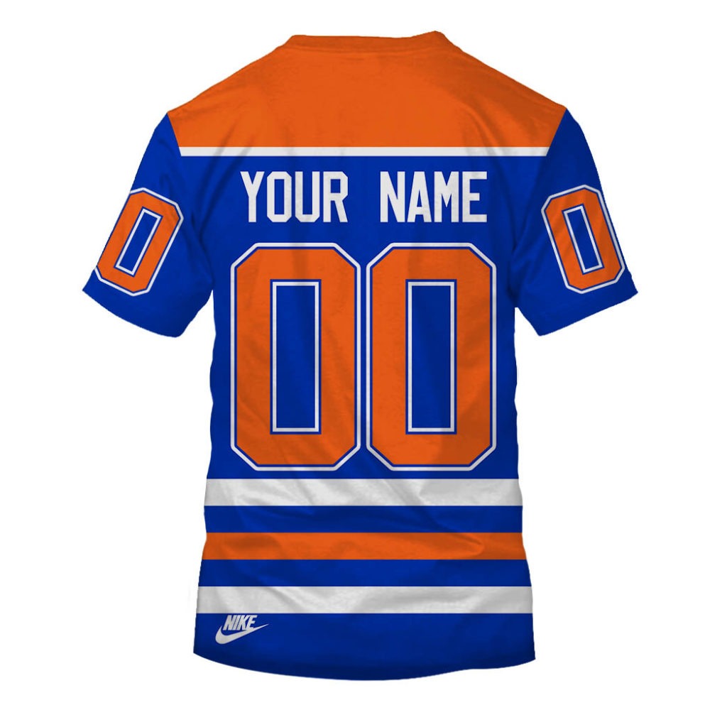 Personalized Edmonton Oilers 80s Throwback Vintage Hockey Away Jersey ...
