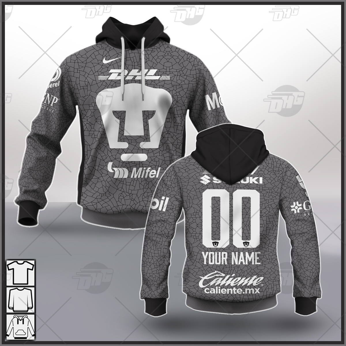 Pumas UNAM Jersey 2022 & Retro - OldSchoolThings - Personalize Your Own ...