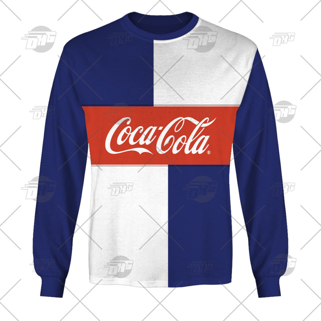 Vintage Coca Cola Rugby Shirt Large 1990’s Carbonated USA Drink Coke ...