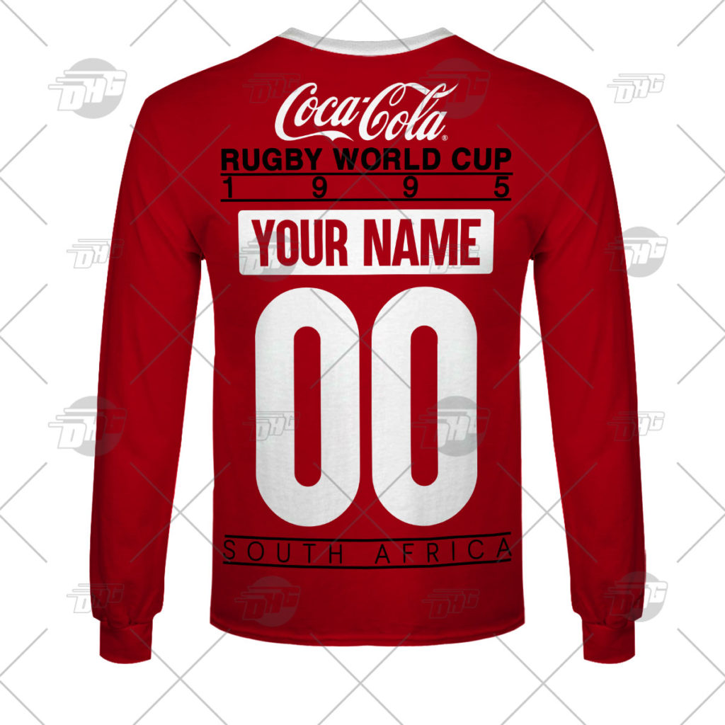Vintage Coca Cola Rugby World Cup 1995 South Africa Long Sleeve rugby ...