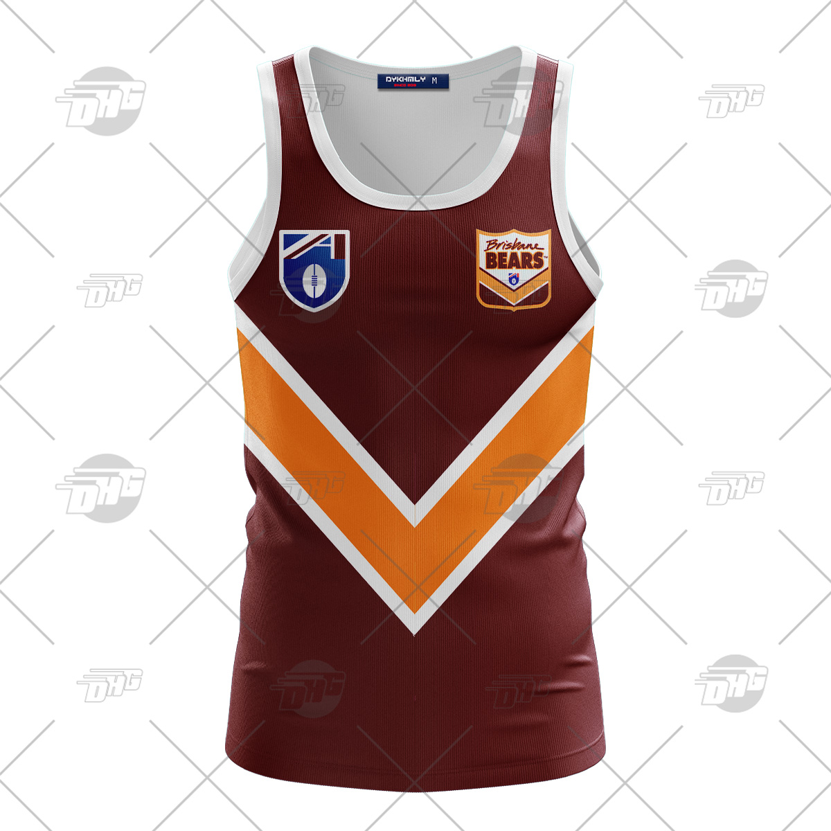 Personalized Brisbane Bears Football Club Vintage Retro AFL 60s Tank ...