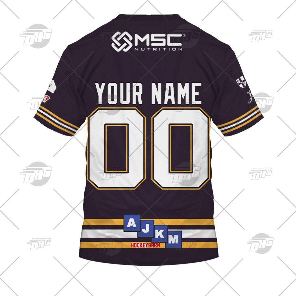 Personalized EIHL Nottingham Panthers 2021/22 Black Jersey ...