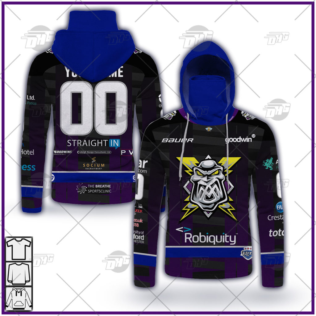 Personalized EIHL Manchester Storm 2021/22 Home Jersey ...