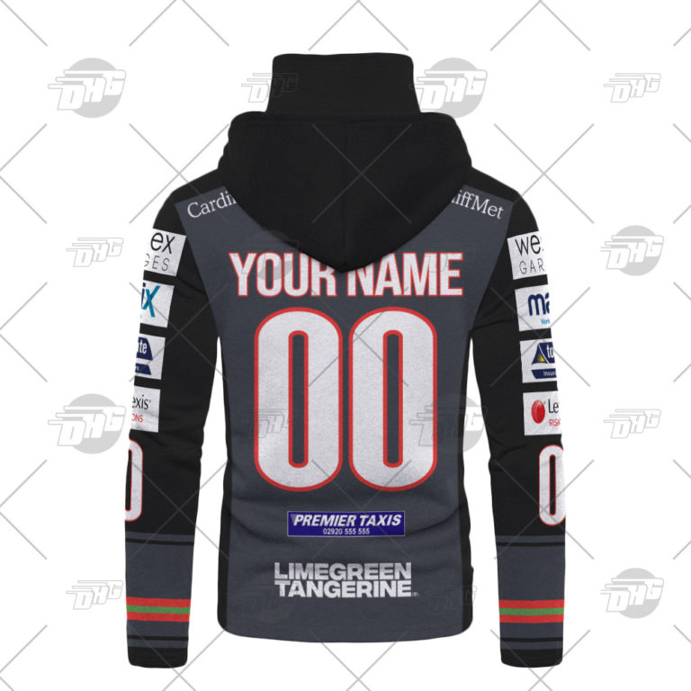 Personalized EIHL Cardiff Devils 2021/22 Dark Grey Jersey ...