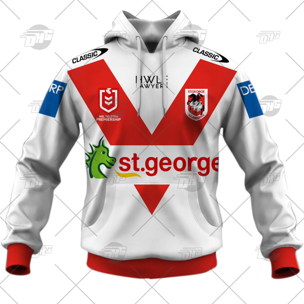 Personalise NRL St. George Illawarra Dragons 2022 Home Jersey ...