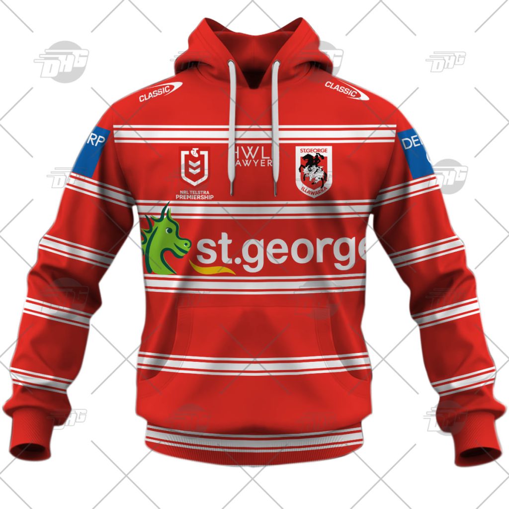 Personalised NRL St George Illawarra Dragons 2023 Away Jersey ...