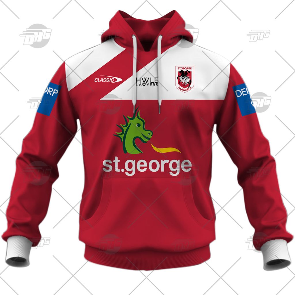Personalised NRL St George Illawarra Dragons 2023 Trainning Jersey ...